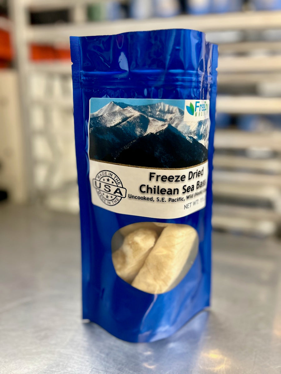Freeze Dried Freshly Wild Caught Uncooked Chilean Sea Bass – Freeze Dry ...