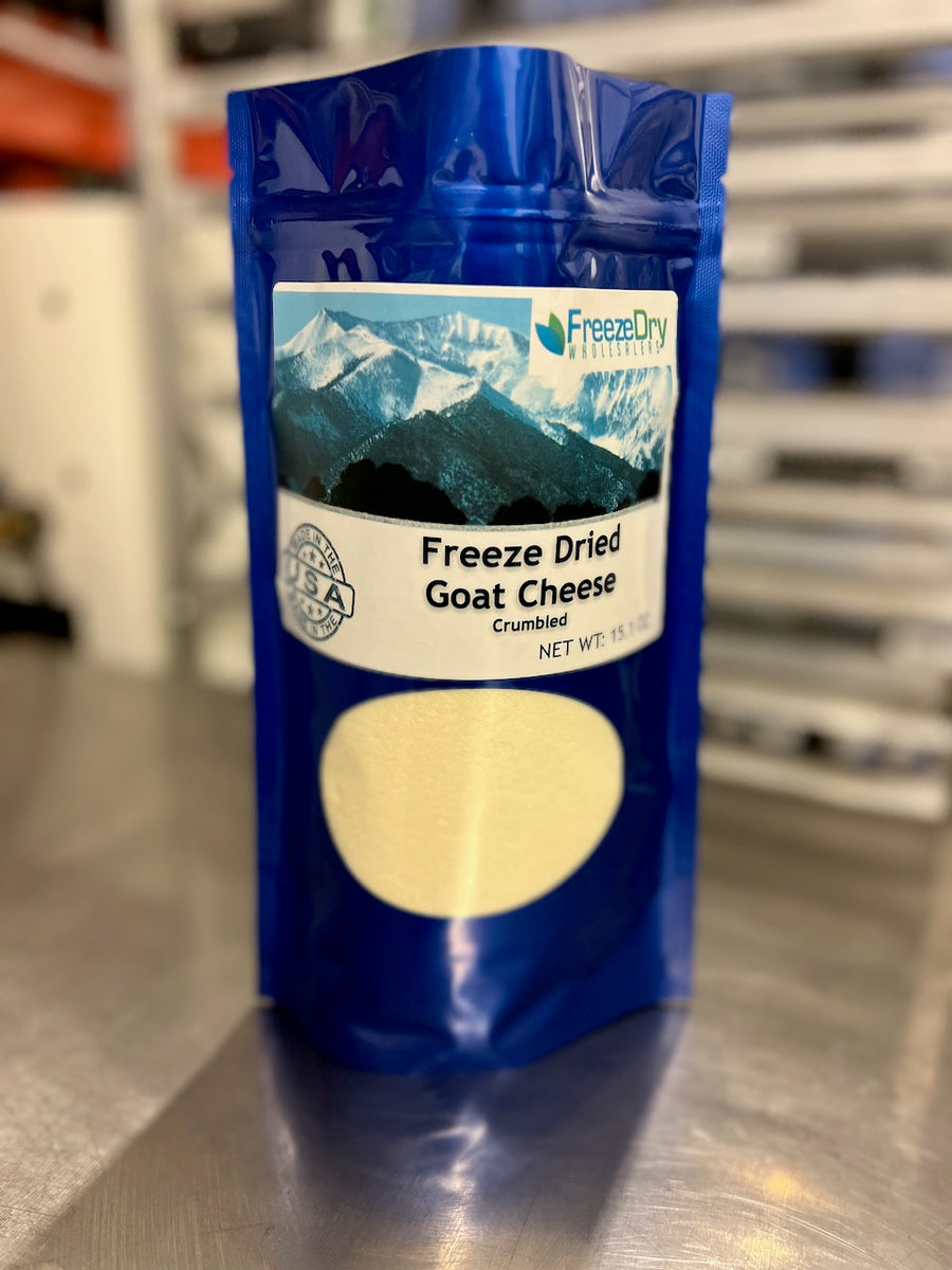 Freeze Dried Crumbled Local Goat Cheese – Freeze Dry Wholesalers