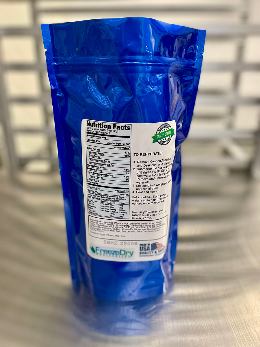 [LIMITED PRODUCTION] Freeze Dried Fully Cooked Belgian Waffle Sticks ...
