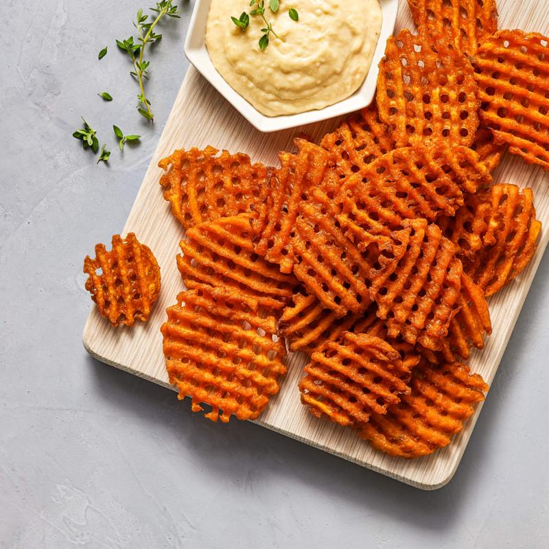 Freeze Dried Lattice-Cut Sweet Potato Fries – Freeze Dry Wholesalers