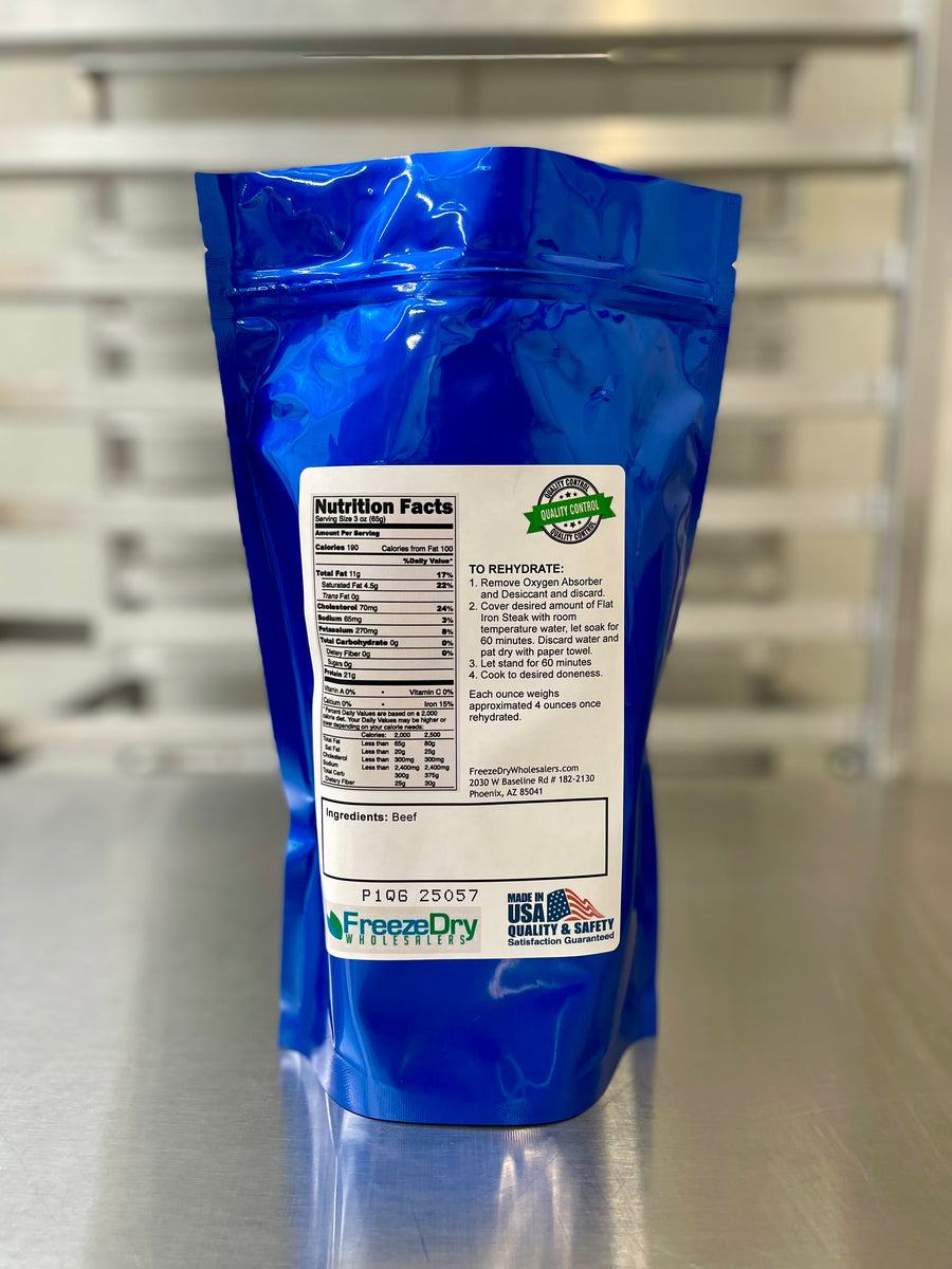 LIMITED PRODUCTION RUN Freeze Dried Black Angus USDA Prime Flat Iron S ...