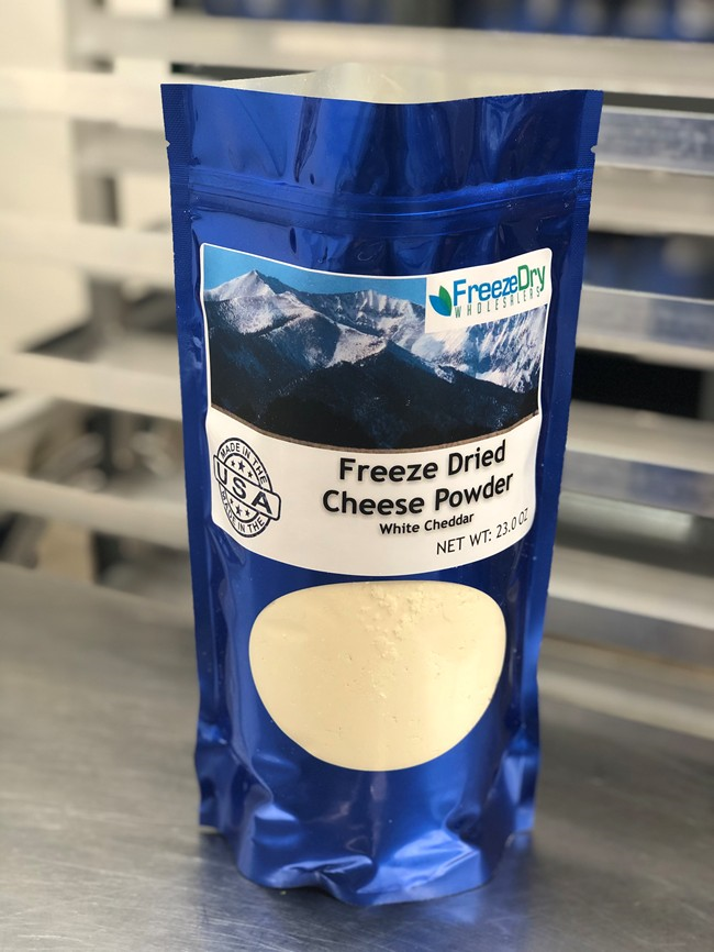 Freeze Dried White Cheddar Cheese Powder – Freeze Dry Wholesalers