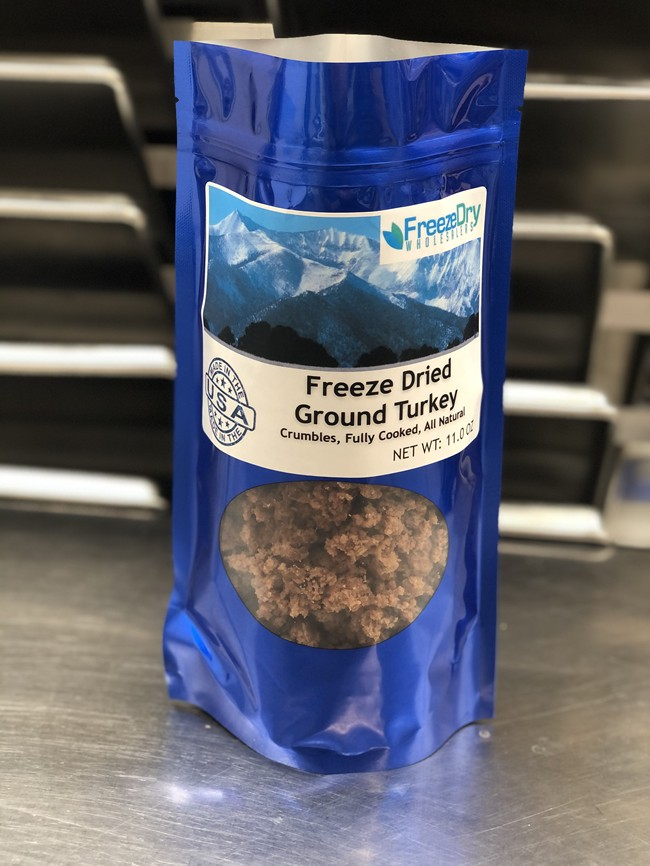 Freeze Dried Fully Cooked Ground Turkey – Freeze Dry Wholesalers
