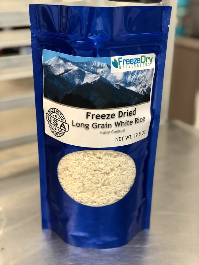 Freeze Dried Long Grain White Rice – Freeze Dry Wholesalers