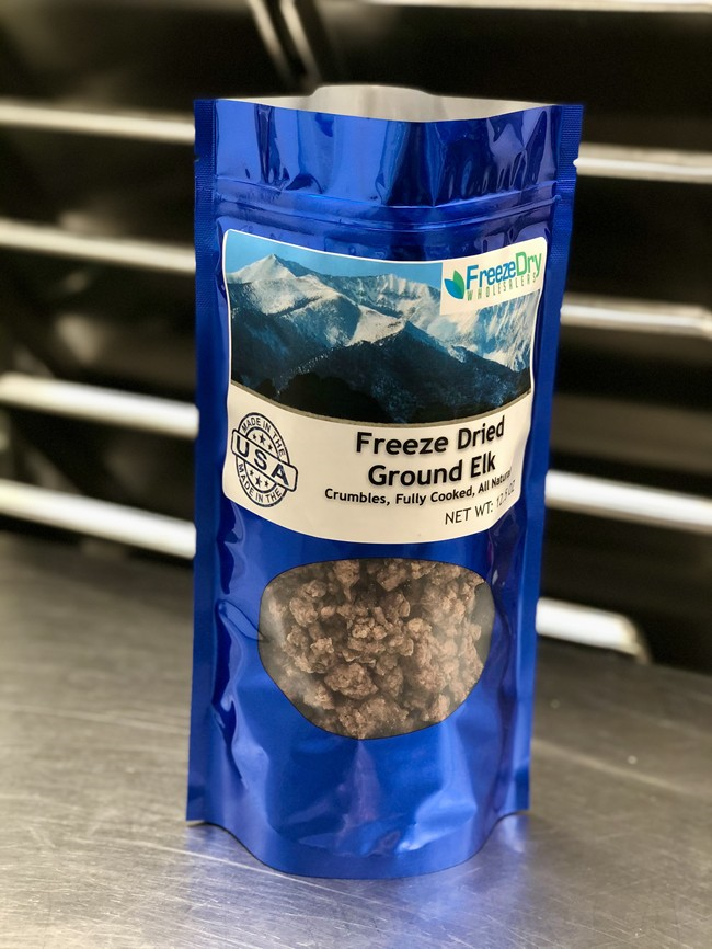 Freeze Dried Fully Cooked Ground Elk – Freeze Dry Wholesalers