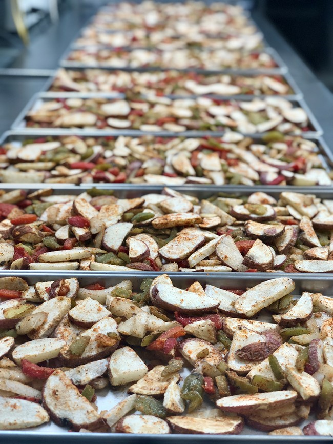 Freeze Dried Roasted Redskin Potatoes And Vegetables Freeze Dry