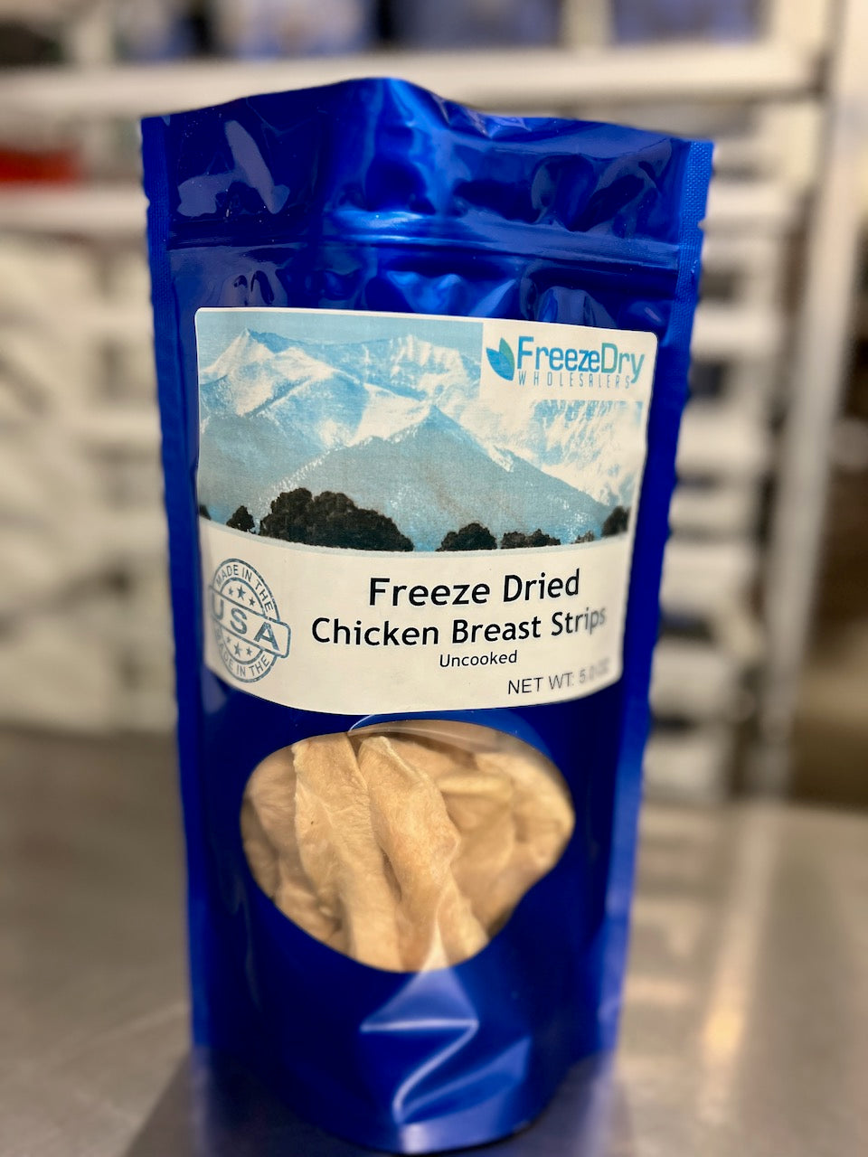 Freeze Dried Uncooked Chicken Breast Strips – Freeze Dry Wholesalers