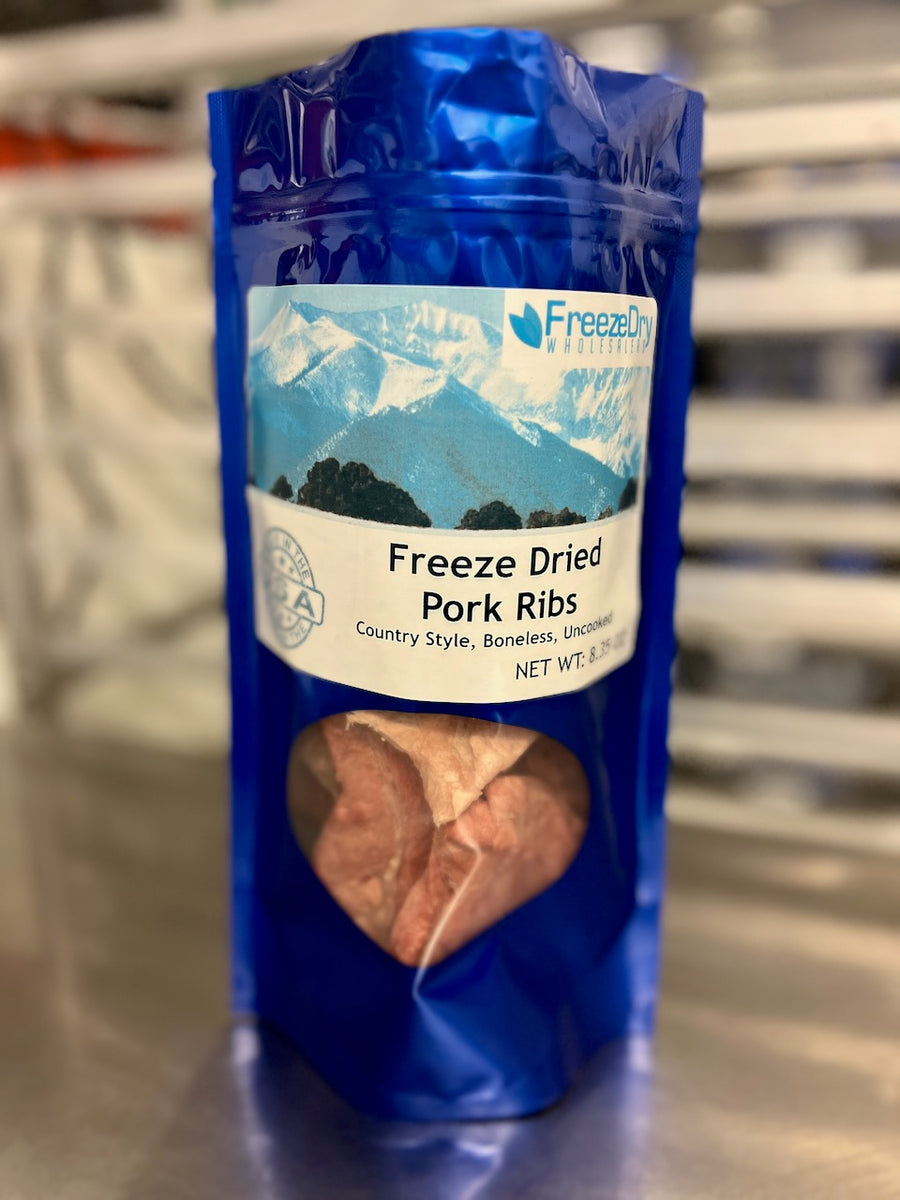 Dried Uncooked Boneless Country-Style Pork Ribs – Freeze Dry Wholesalers